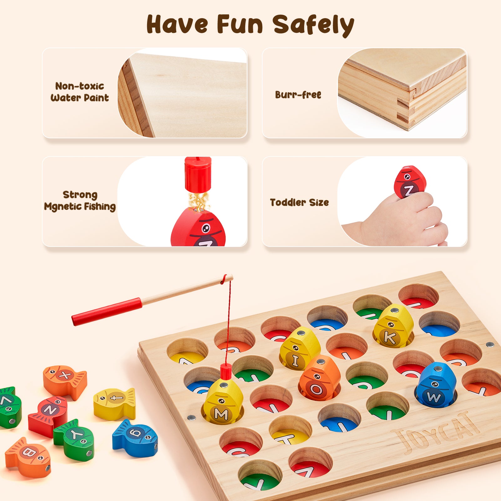 Wooden Magnetic Fishing Game – JoyCat