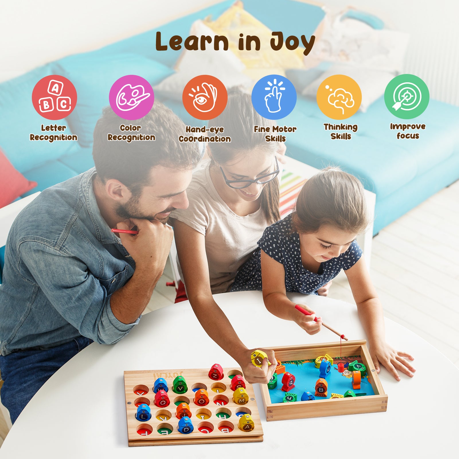 Wooden Magnetic Fishing Game – JoyCat