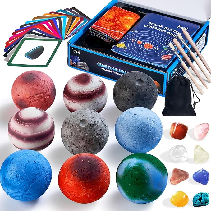 Excavate 18 Gems from the Solar System – Space Dig Kit | JoyCat